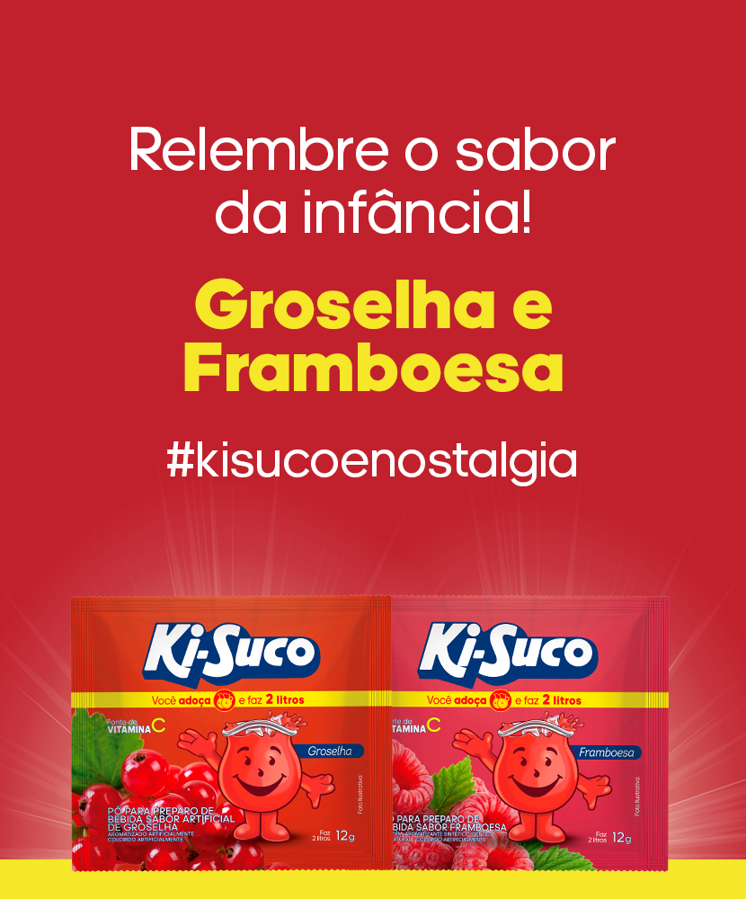 Muito mais sabor e vitaminas com o suco da fruta | Ki-Suco